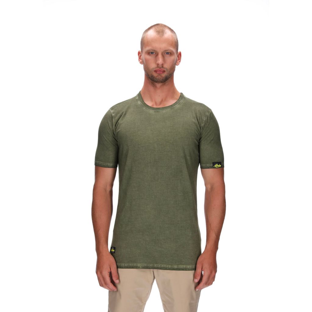 Dexter Slim Tee Stonewash Green – Alaska Basics